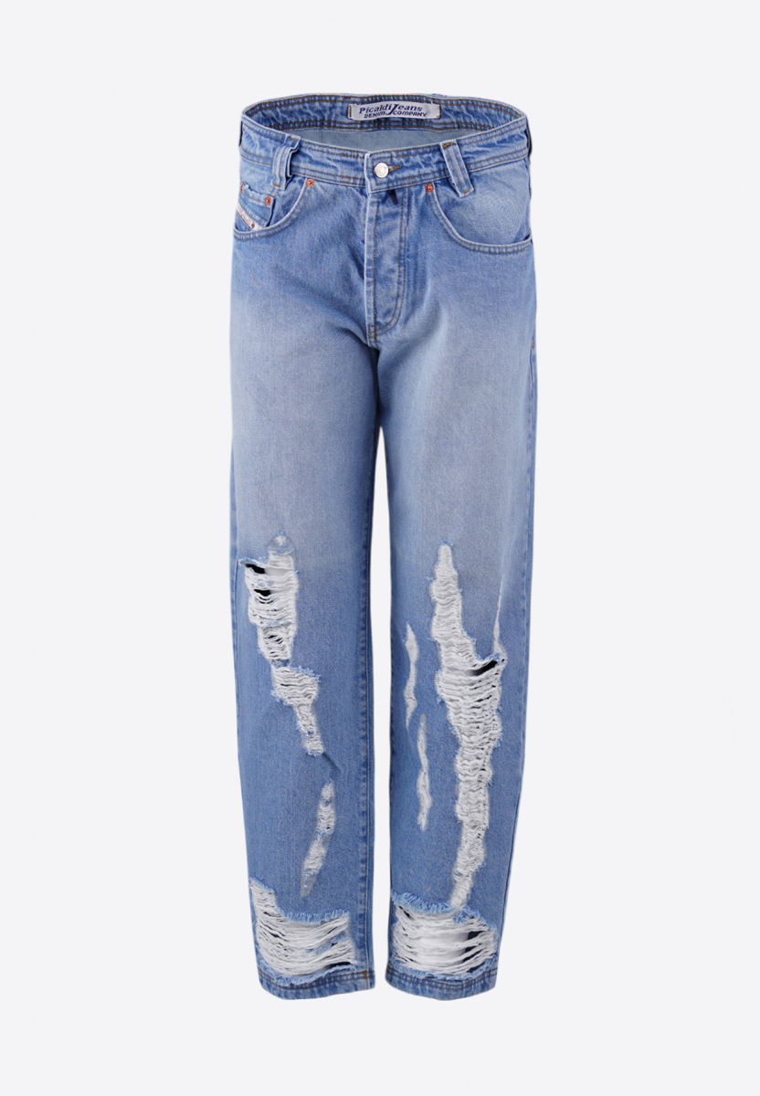 Picaldi Zicco 471 Raze Herren Jeans – Loose Tapered Fit Destroyed ...